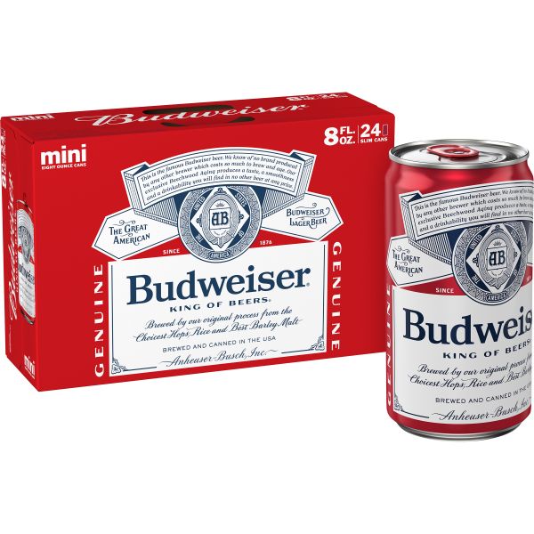 Budweiser 25Oz Can Red – Baycity Liquors