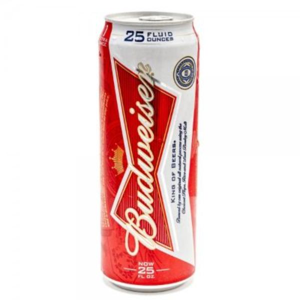 Budweiser 25Oz Can Red – Baycity Liquors