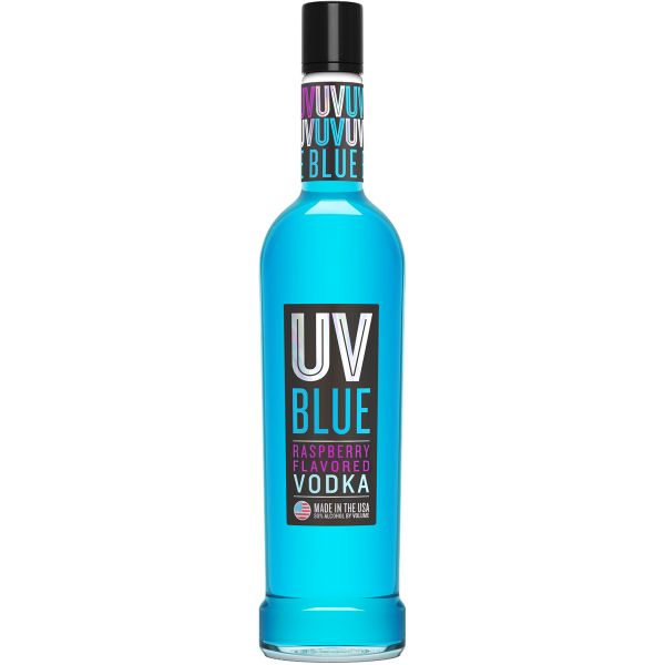 U V BLUE RASPBERRY VODKA 750ML – Middletown Fine Wine & Spirits